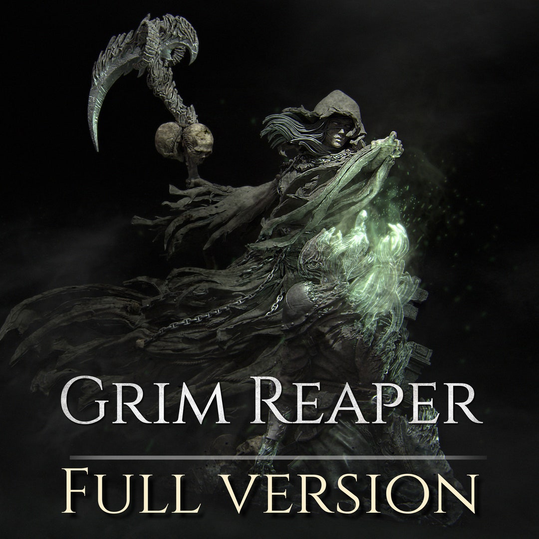 The Grim Reaper Display Model Nerikson 130 Mm Scale - Etsy