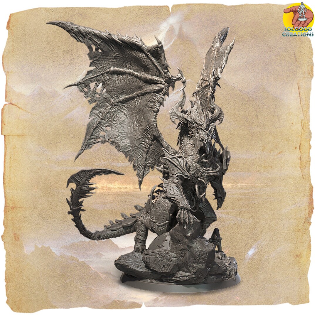 Labarathrax the Slow Burn | Lava Dragon | RPG | D&D | Pathfinder | 12k ...