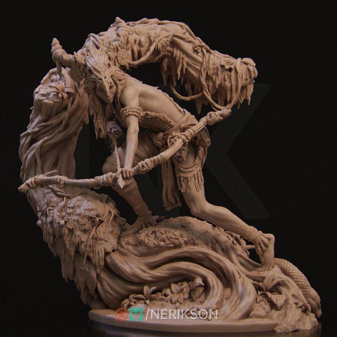 Meabh the Wild Ranger | Nerikson | Display Model | 140 Mm Scale | 75 Mm ...