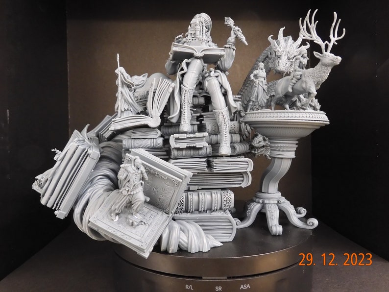 Orinthia the Magical Librarian Diorama | Nerikson | Display Model | 140 ...