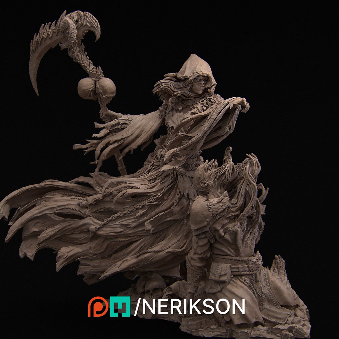 The Grim Reaper | Nerikson | Display Model | 130 Mm Scale | 12k - Etsy