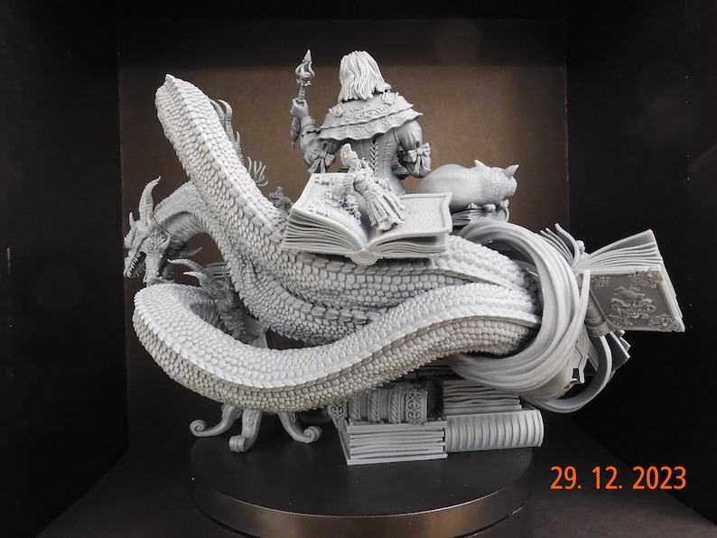 Orinthia the Magical Librarian Diorama | Nerikson | Display Model | 140 ...