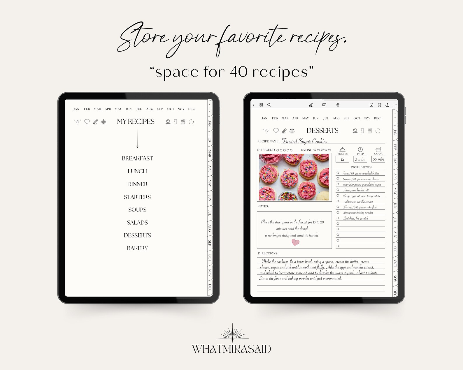 Digital Meal Planner | Weekly Meal Plan, Goodnotes, iPad Planner ...