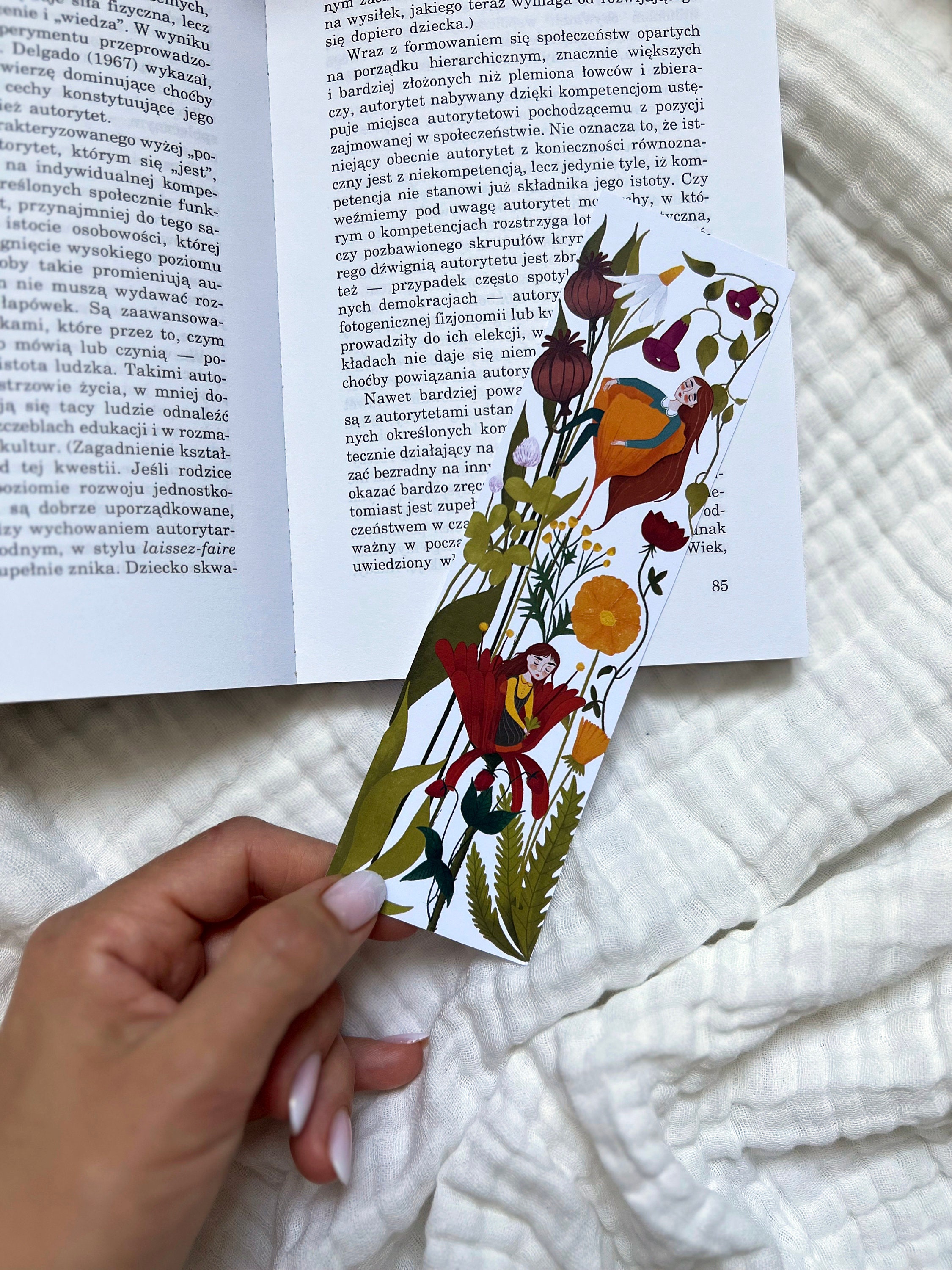 Instant Download Printable Botanical Bookmark Set, Retro Vintage ...