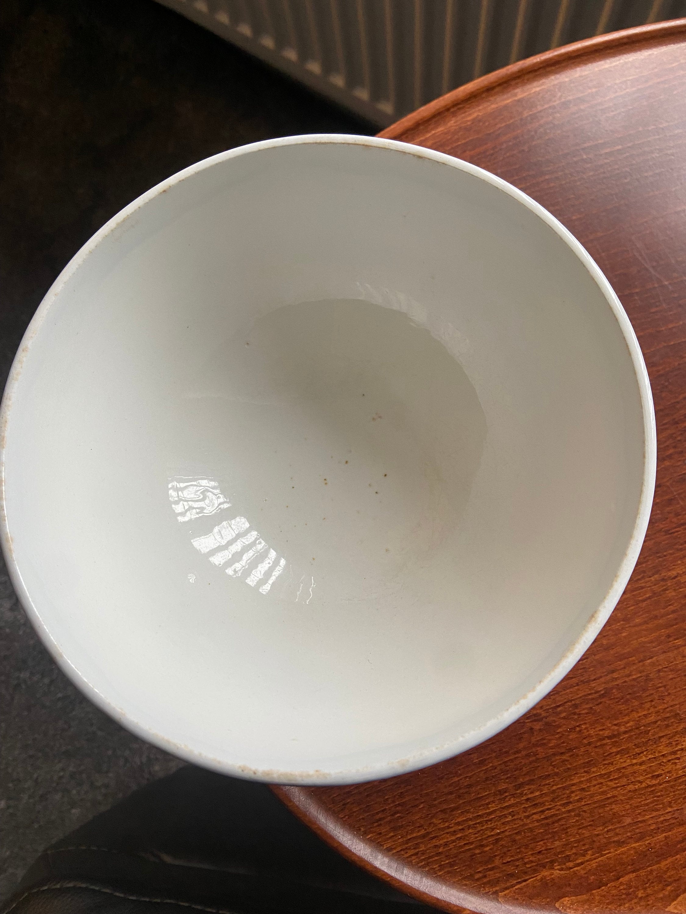 An Extremely Rare TG Green Cornishware Pudding Bowl From the 1930s. A ...