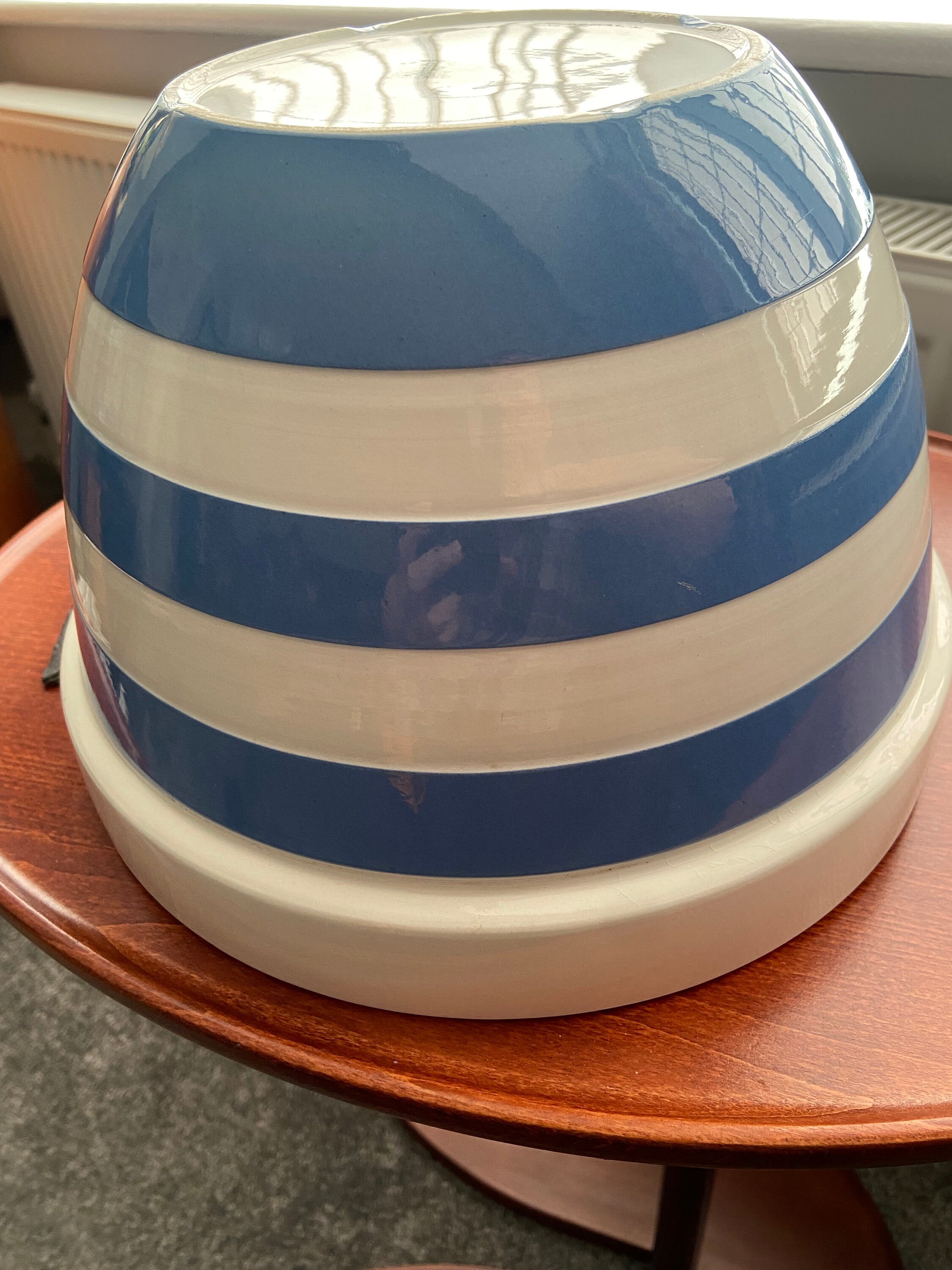 A Very Large, Rare TG Green Cornishware Bowl From the 1930s gresley ...