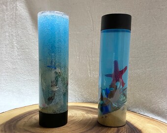 Small Ocean Sensory Bottle/ Under the Sea Quiet Time Redirect Calm ...