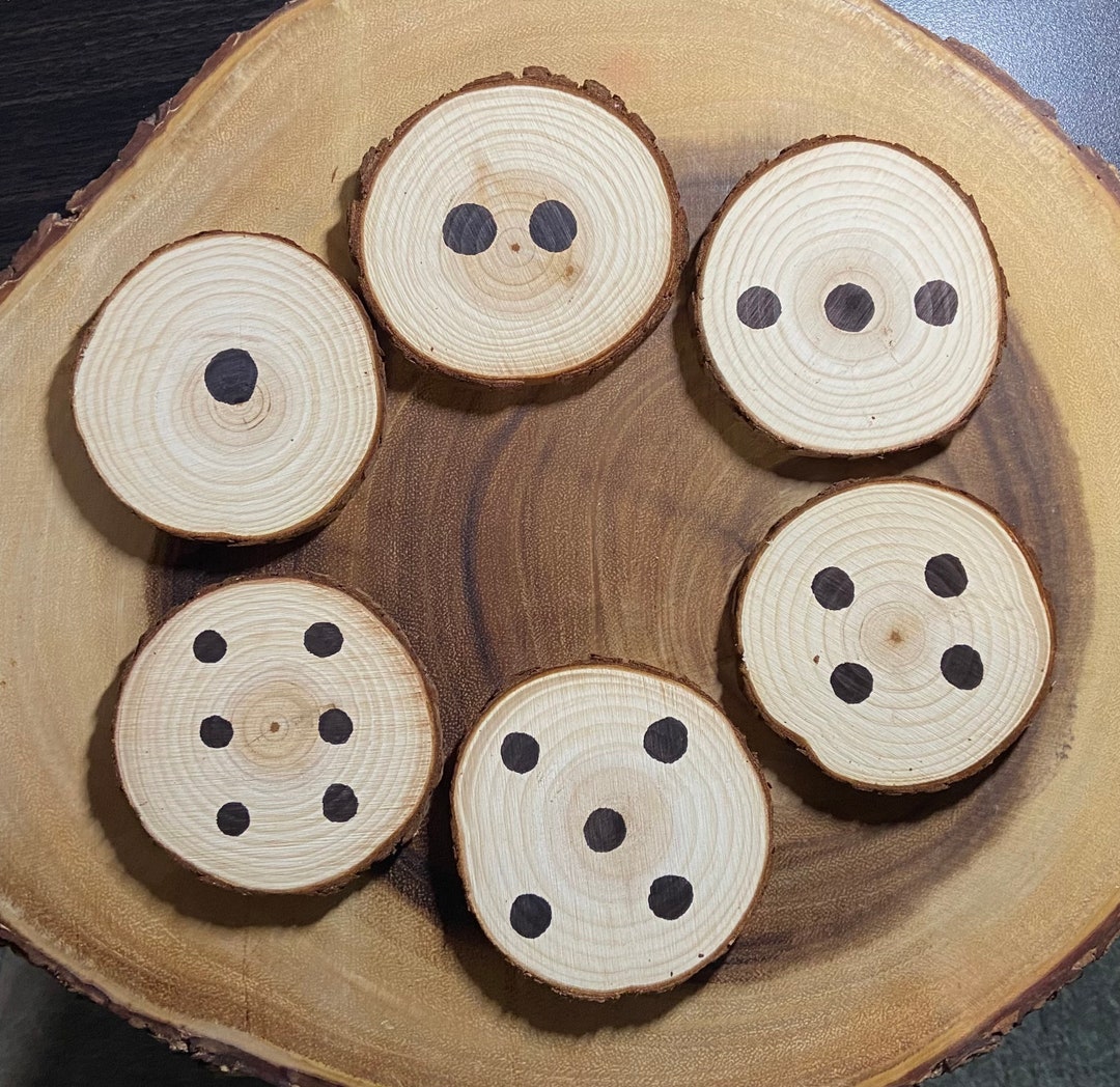 Wooden Number Discs - Etsy