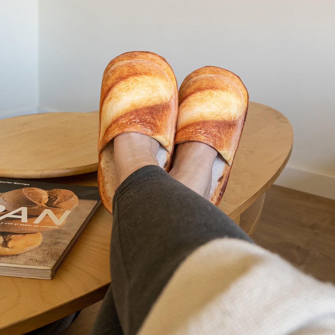Freshly Baked Bread Slippers I Bread Slippers I Slippers I Funny Gifts ...