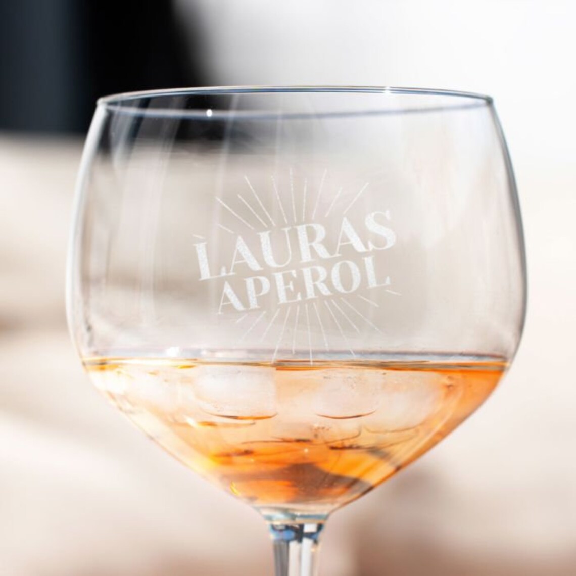Aperol Spritz Glass I Personalised Aperol Spritz Logo Glass I - Etsy