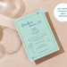 Trendy Birthday Invitation, Front & Back, Editable Template, Digital ...