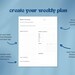 Week Overview Digital Planner Printable, Weekly Planner To-do List ...