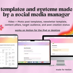 Content Creation Studio; notion Template for Content Creators ...