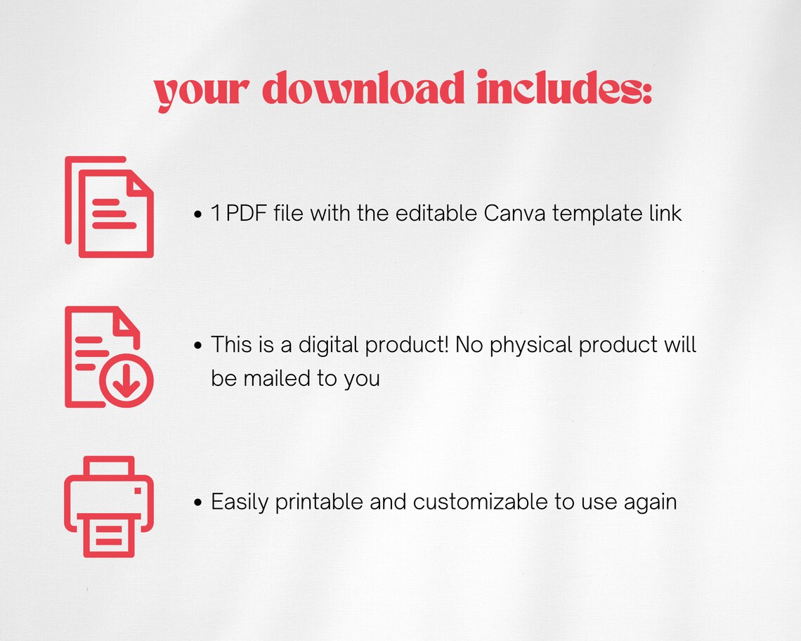 Trendy Birthday Invitation, Front & Back, Editable Template, Digital ...