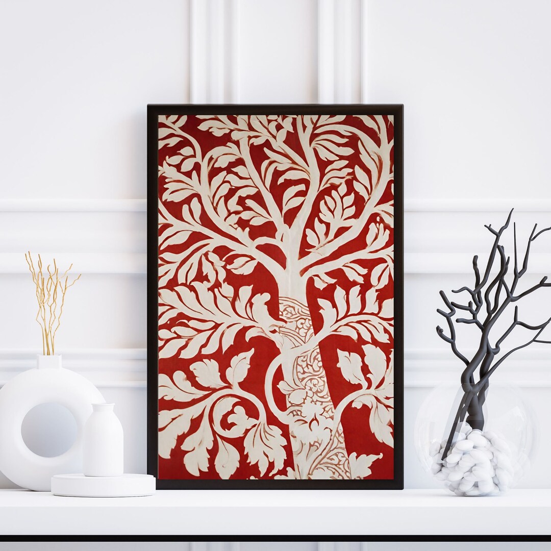 Kalamkari Tree of Life With Set of 3 ,digital Artwork, Instant Download ...