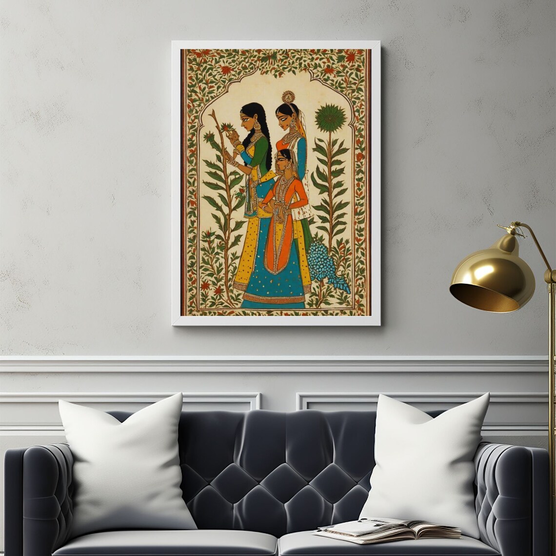 Kalamkari Tree of Life With Peacock, Handpainted Original Artwork ...