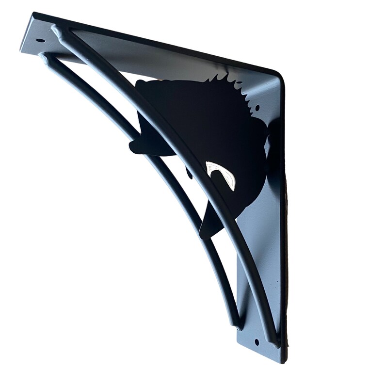 Bass-inspired Custom Shelf Brackets: Handcrafted Functional Art for ...