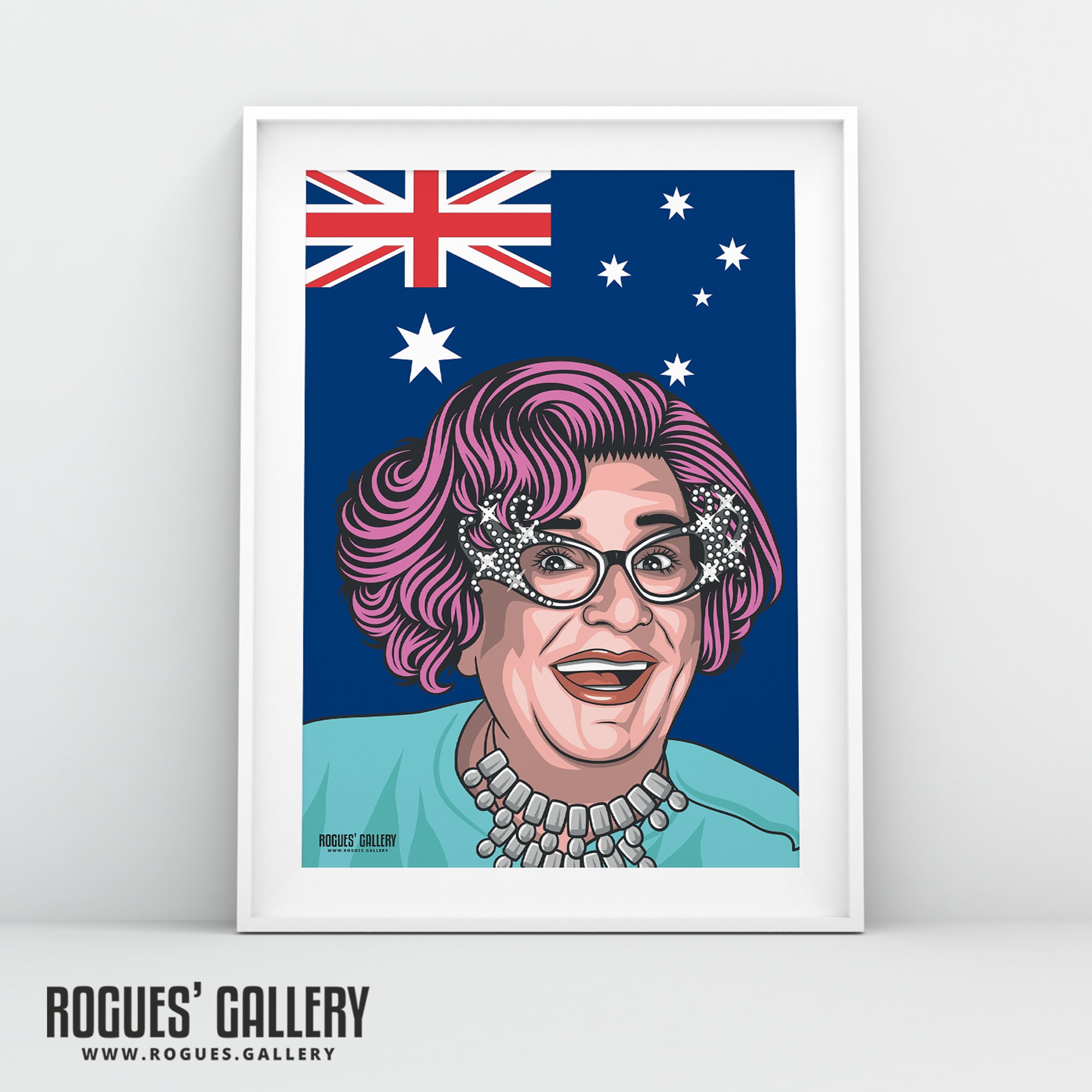 Dame Edna, Leslie Phillips, Various Modern Portraits - 3 to Choose From ...