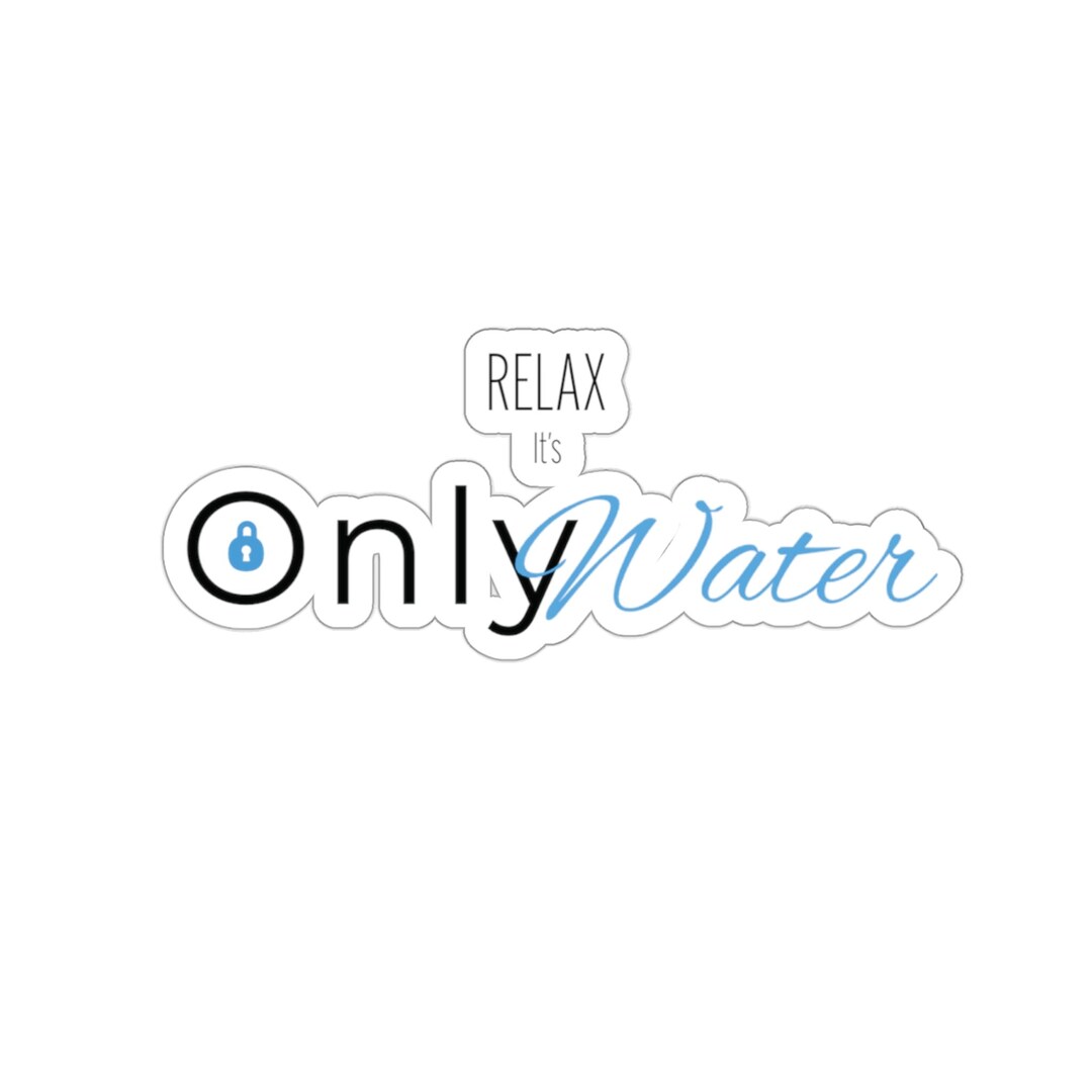 Funny Only Water Sticker - Sticker for Water Bottle - Bachelorette Gift ...