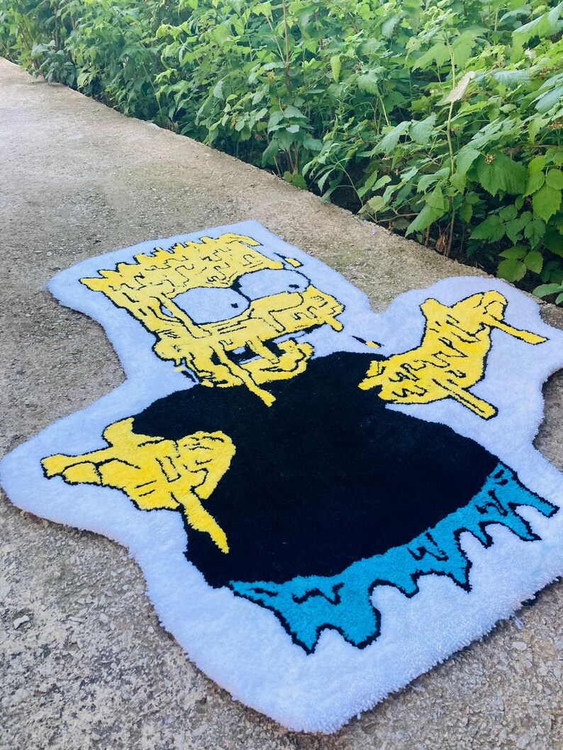Dripping Bart Hand Tufted Carpet, Handmade Carpet, Soft Rug ...