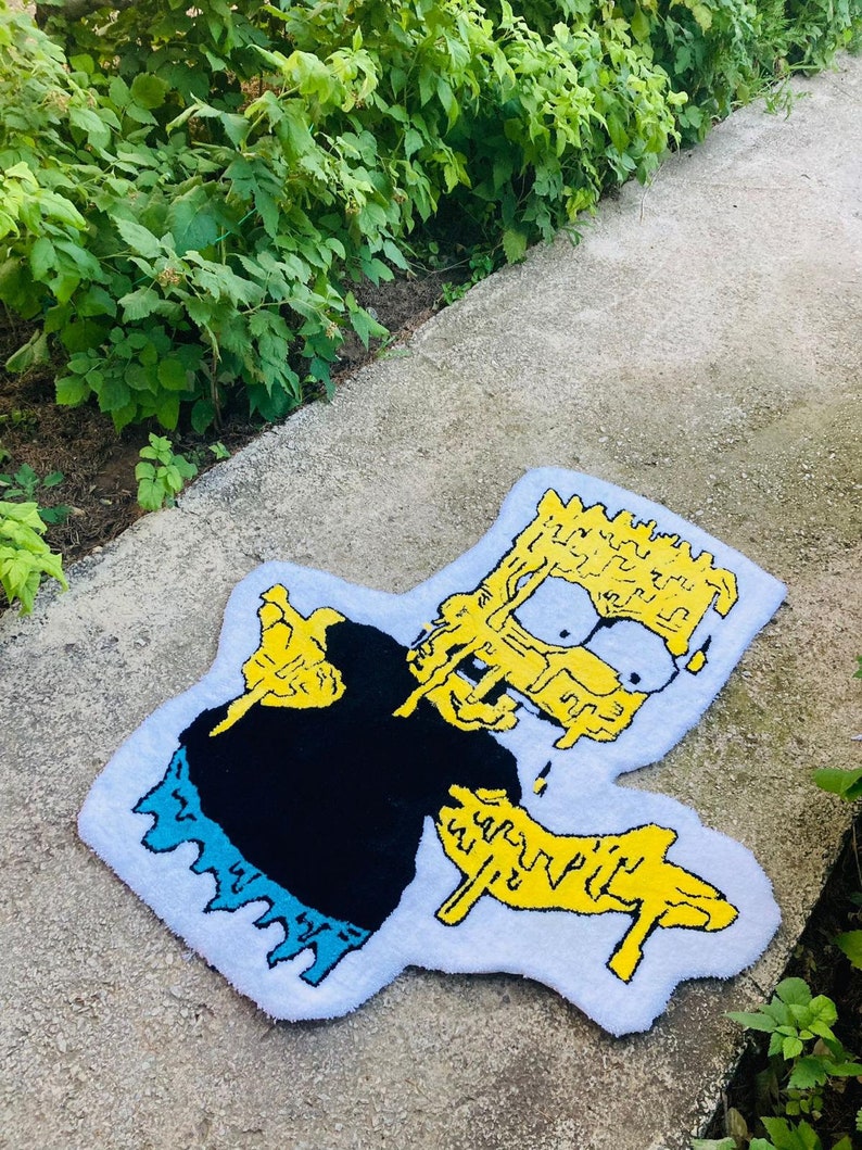 Dripping Bart Hand Tufted Carpet, Handmade Carpet, Soft Rug ...
