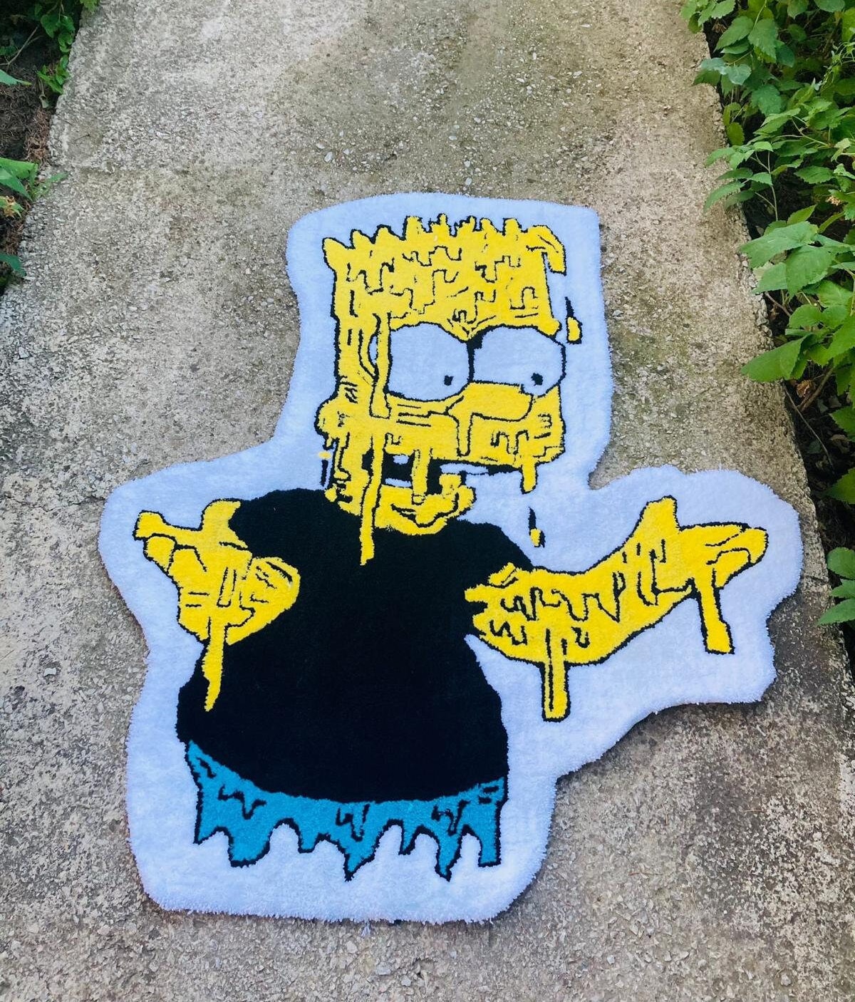 Dripping Bart Hand Tufted Carpet, Handmade Carpet, Soft Rug ...