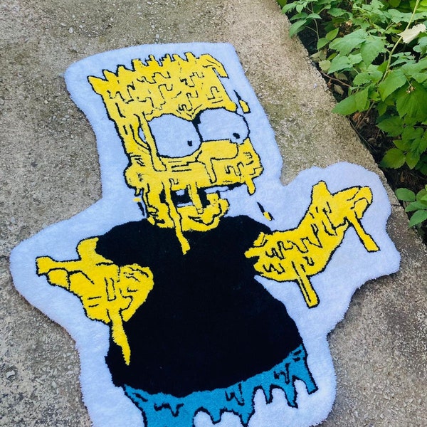 Carpet Bart Simpson - Etsy