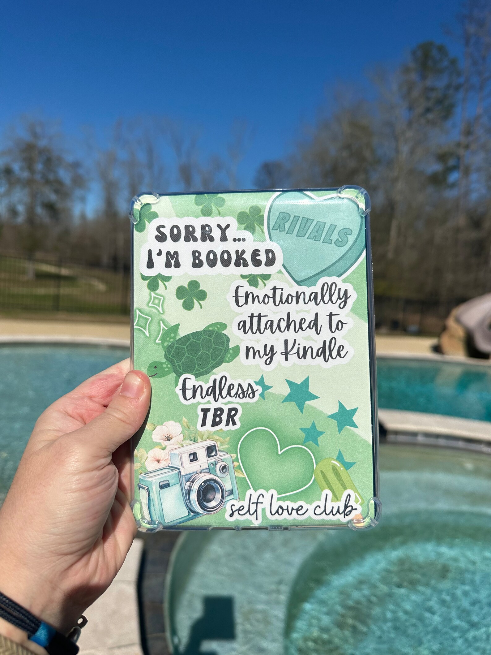 Cute Kindle Insert Printable | Kindle Decorations | E-reader Inserts ...