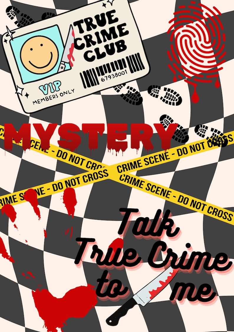 True Crime Kindle Insert Printable | Kindle Decorations | E-reader ...