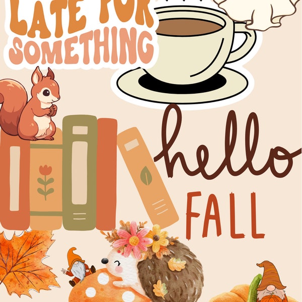 Fall Kindle Printable Inserts - Etsy