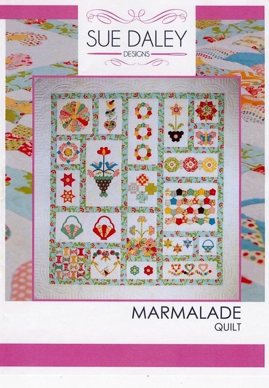 Sue Daley EPP Marmalade Pattern and Pieces - Etsy