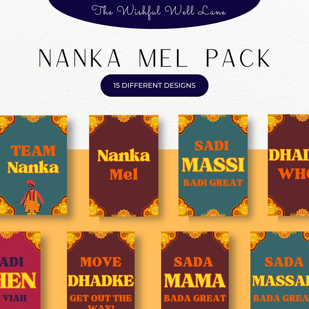 NANKA MEL SIGNS Punjabi Wedding | Jagoo Maaiyan Poster | Viah Boards ...