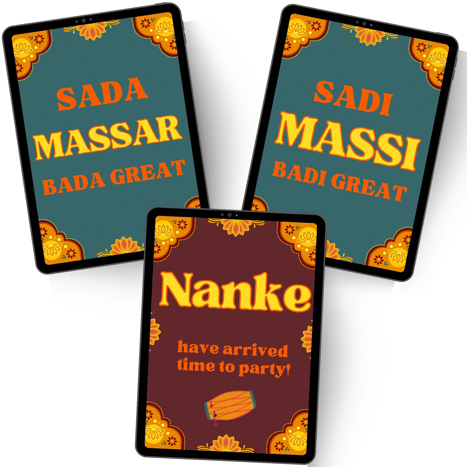 NANKA MEL SIGNS Punjabi Wedding | Jagoo Maaiyan Poster | Viah Boards ...