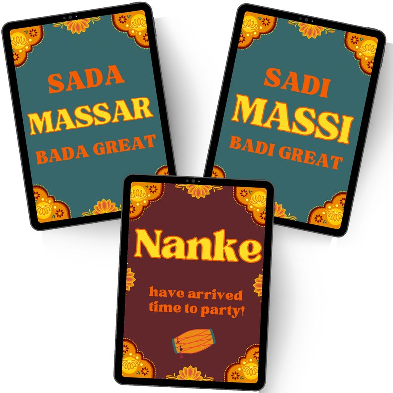 NANKA MEL SIGNS Punjabi Wedding | Jagoo Maaiyan Poster | Viah Boards | Editable Digital Download ...