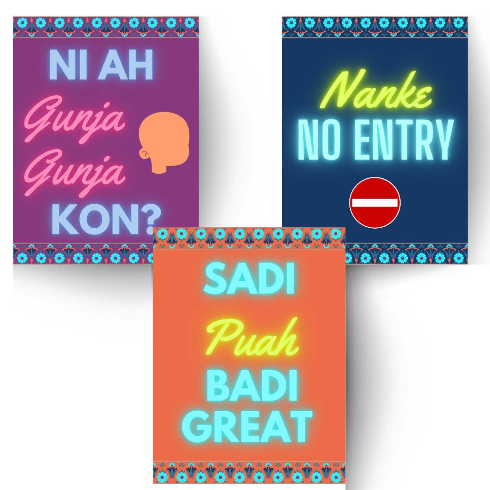 Dhadhka Mel Nanka Mel Signs Punjabi Wedding | Jagoo Maaiyan Poster ...