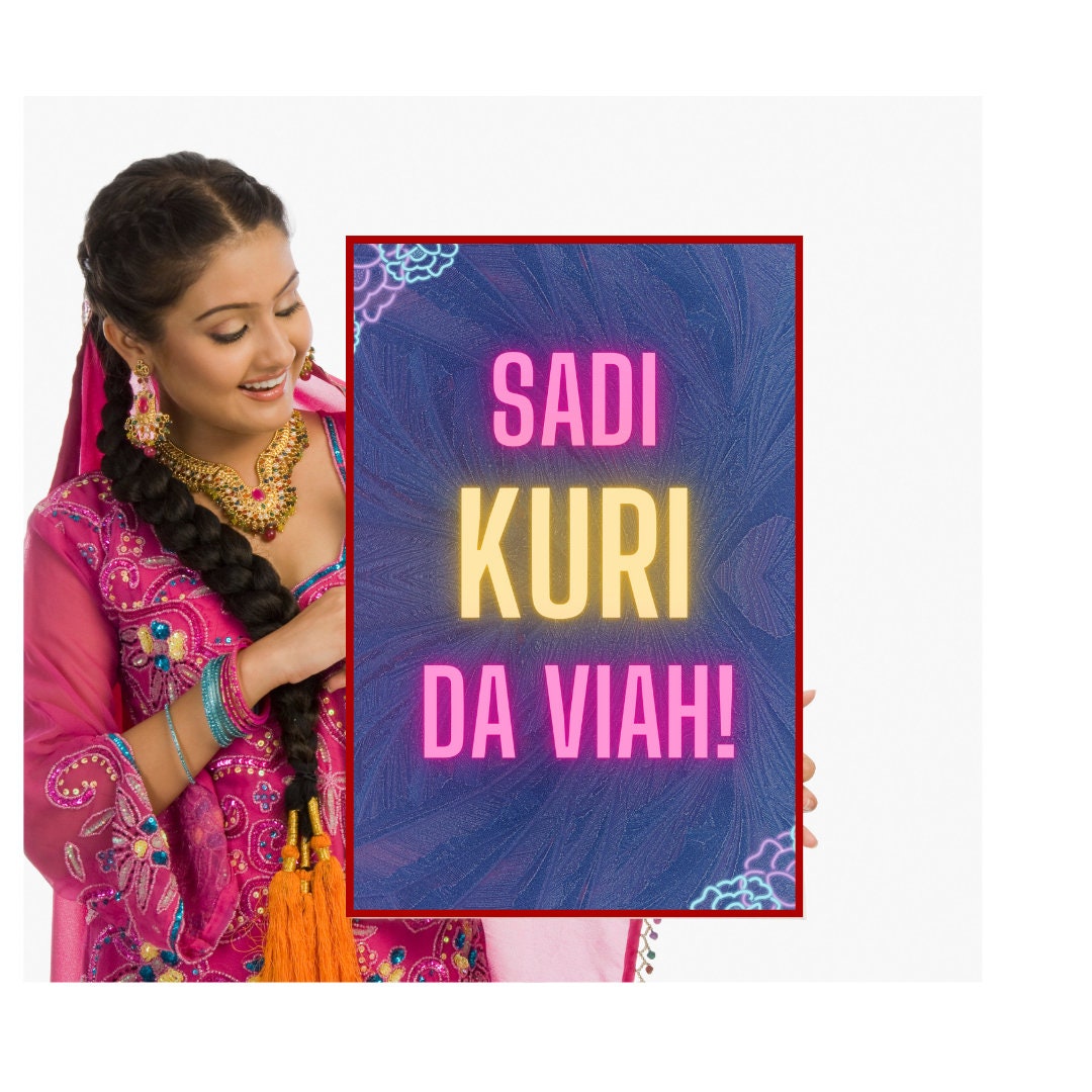 Nanka Mel Signs Punjabi Wedding Jagoo Maaiyan Poster Viah - Etsy