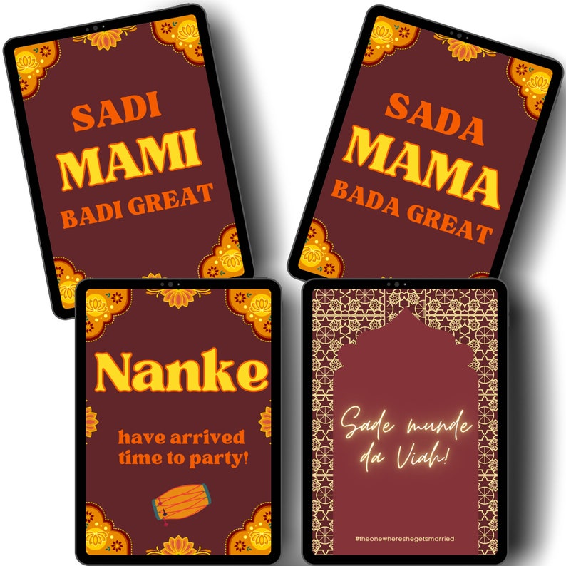 NANKA MEL SIGNS Punjabi Wedding | Jagoo Maaiyan Poster | Viah Boards ...