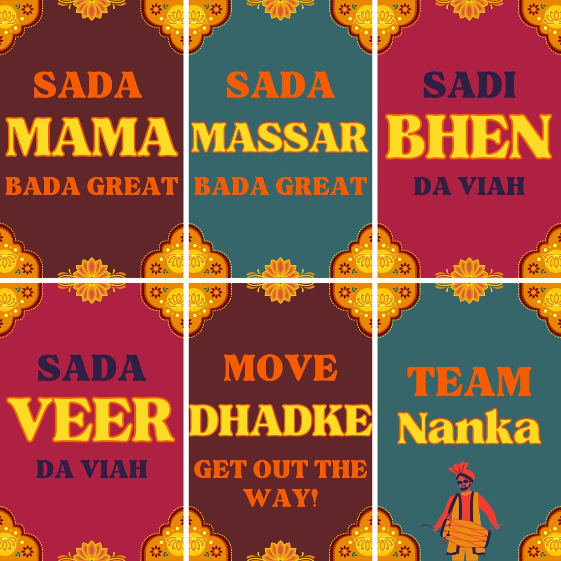 NANKA MEL SIGNS Punjabi Wedding | Jagoo Maaiyan Poster | Viah Boards ...