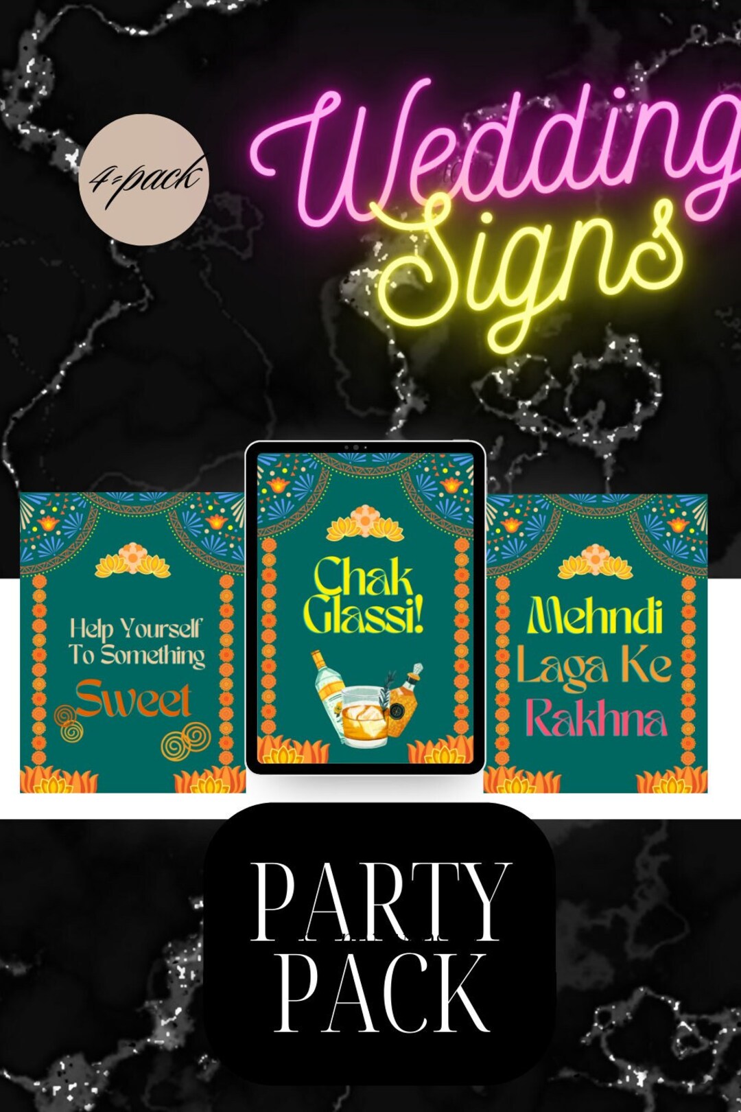 Jago Welcome Sign Indian Wedding Printable Signs Punjabi Wedding Signs ...