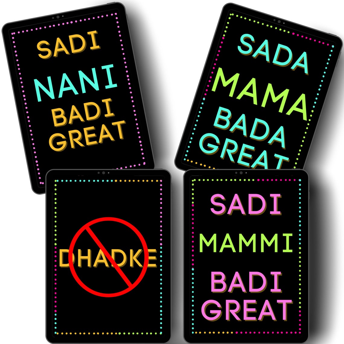 Nanka Mel Signs Punjabi Wedding Dhadka Mel Signs Indian - Etsy