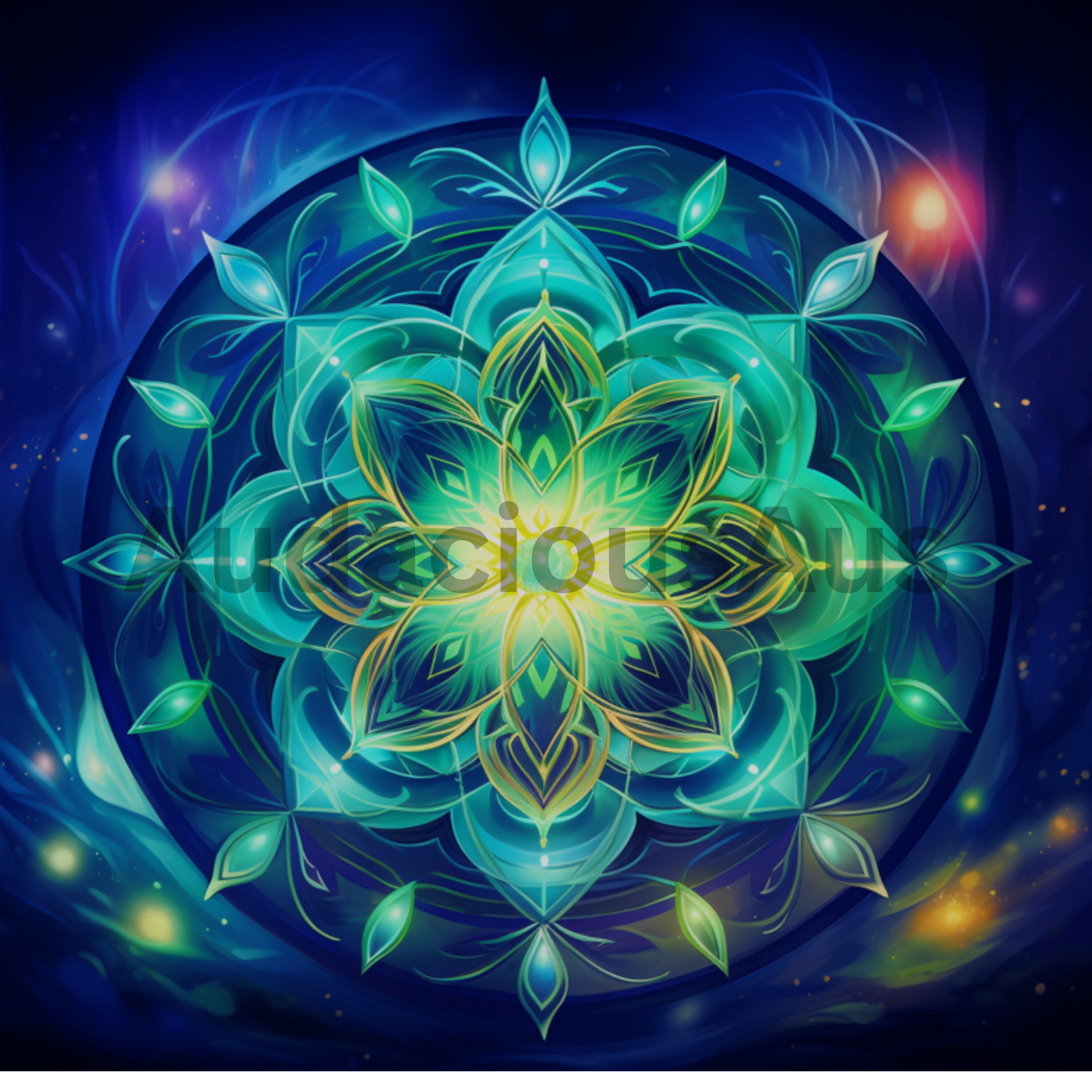 Mandala Mantra 2024 Wall Calendar, Colourful Eclectic Psychedelic ...