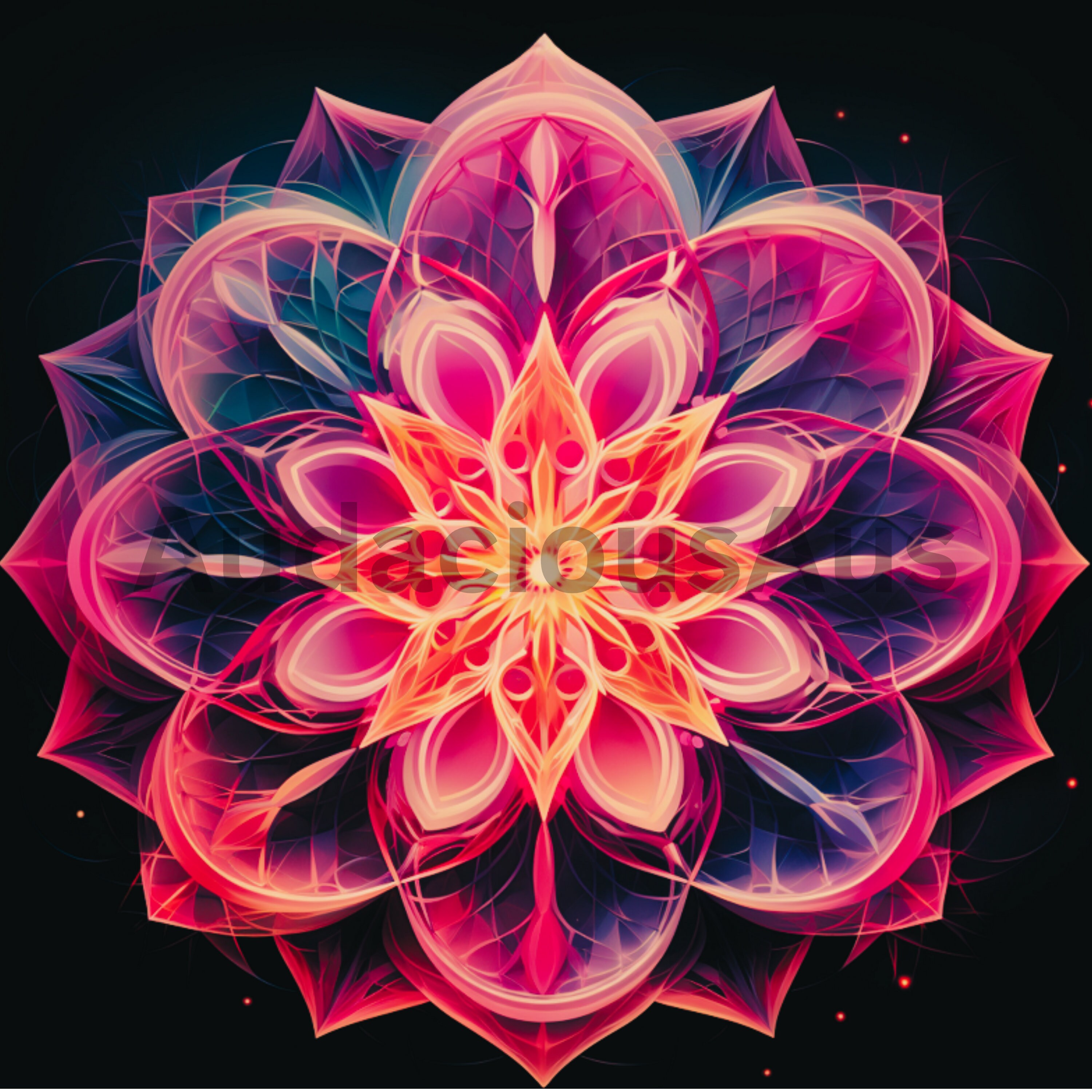 Mandala Mantra 2024 Wall Calendar, Colourful Eclectic Psychedelic ...