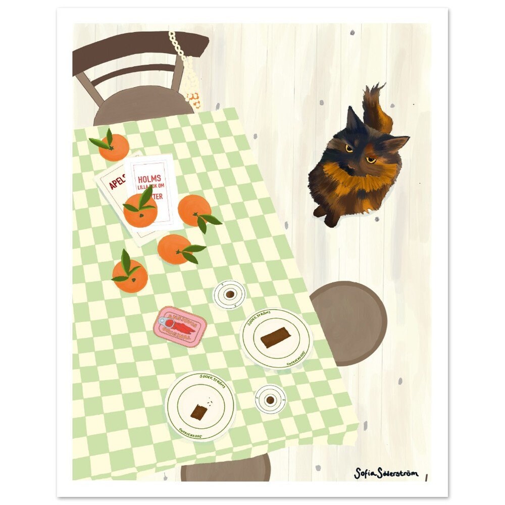 Bonnie Cat Poster - Etsy