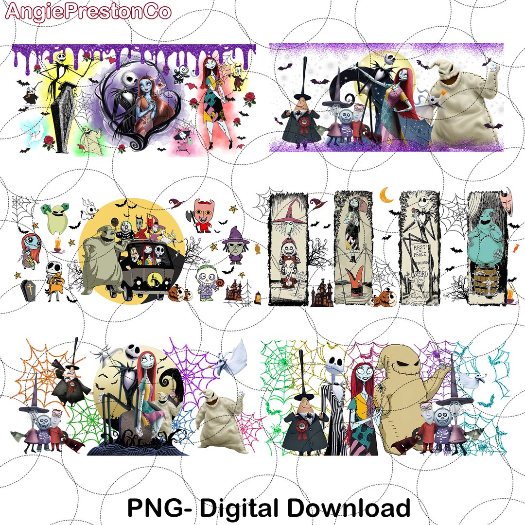 Nightmare on Main Street Png Bundle, Retro Halloween Png, Spooky Vibes ...