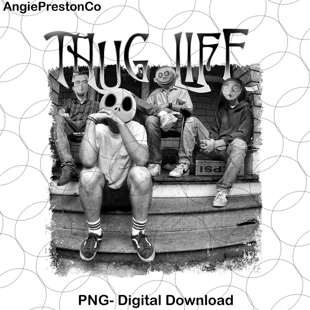 Thug Life Png, Halloween Nightmare Png, Halloween Png, Spooky Season ...