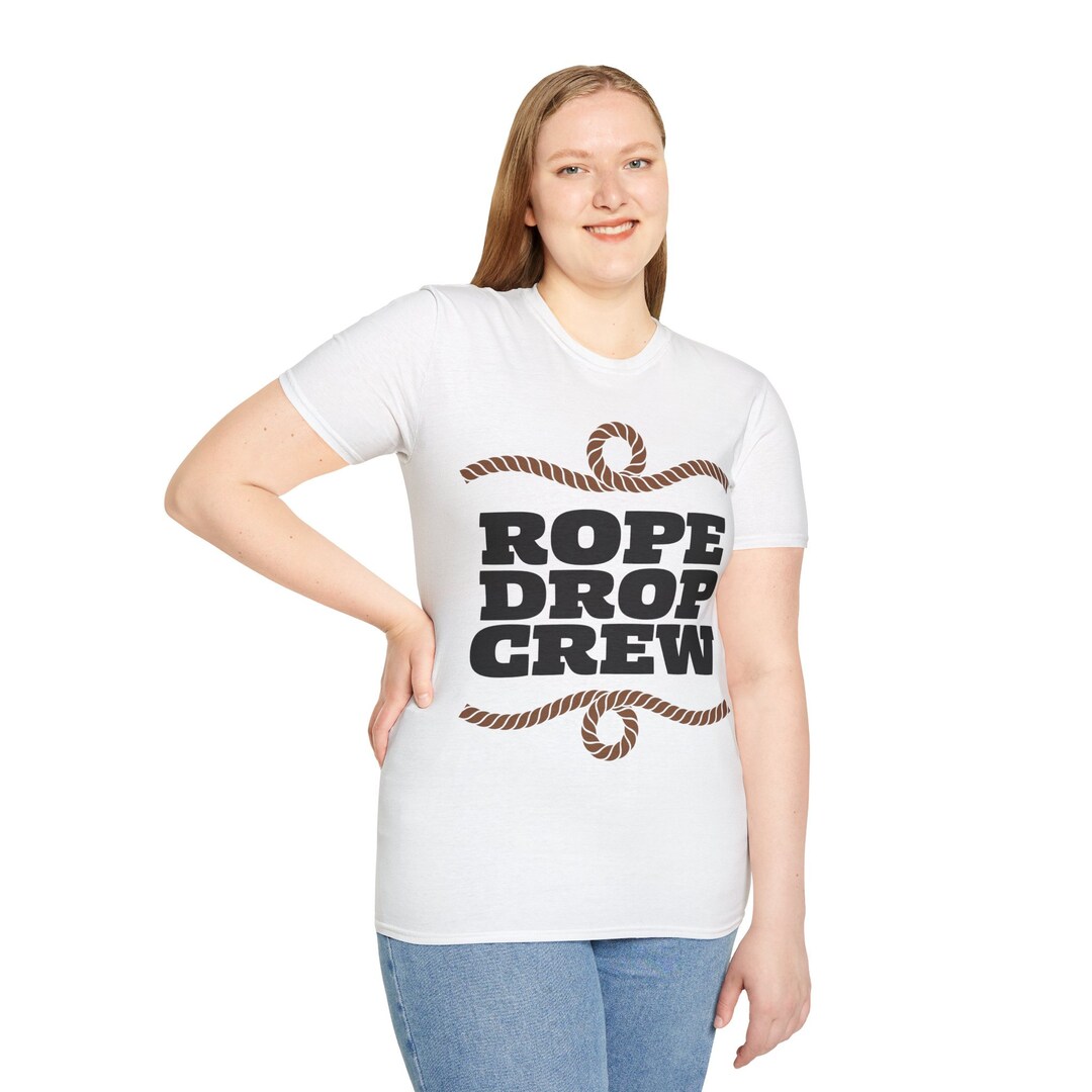 Rope Drop Crew Tshirt Great Family Park Outfit Adult Sizes - Etsy