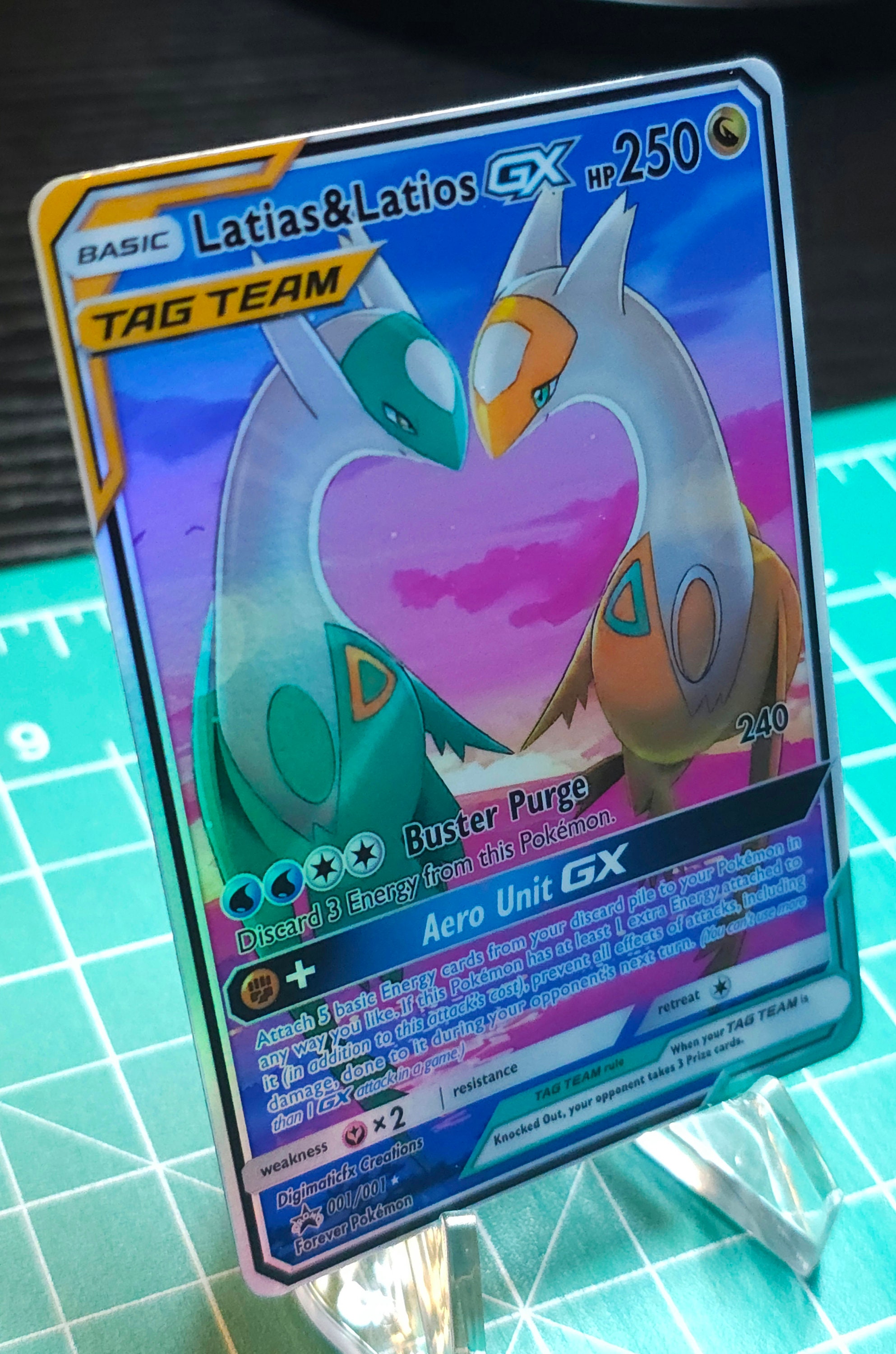 Custom Latias & Latios GX Tag-team Promo Card// Full Art Style ...