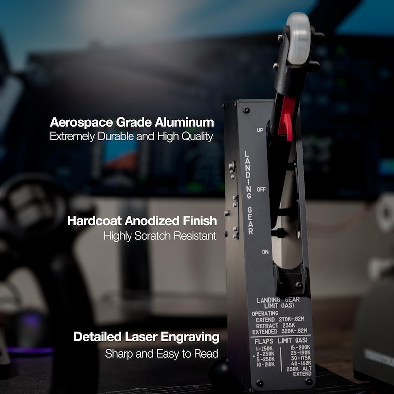 737gear Landing Gear Lever (for PMDG, MSFS, P3D, X-plane) - Aeroknob - Etsy
