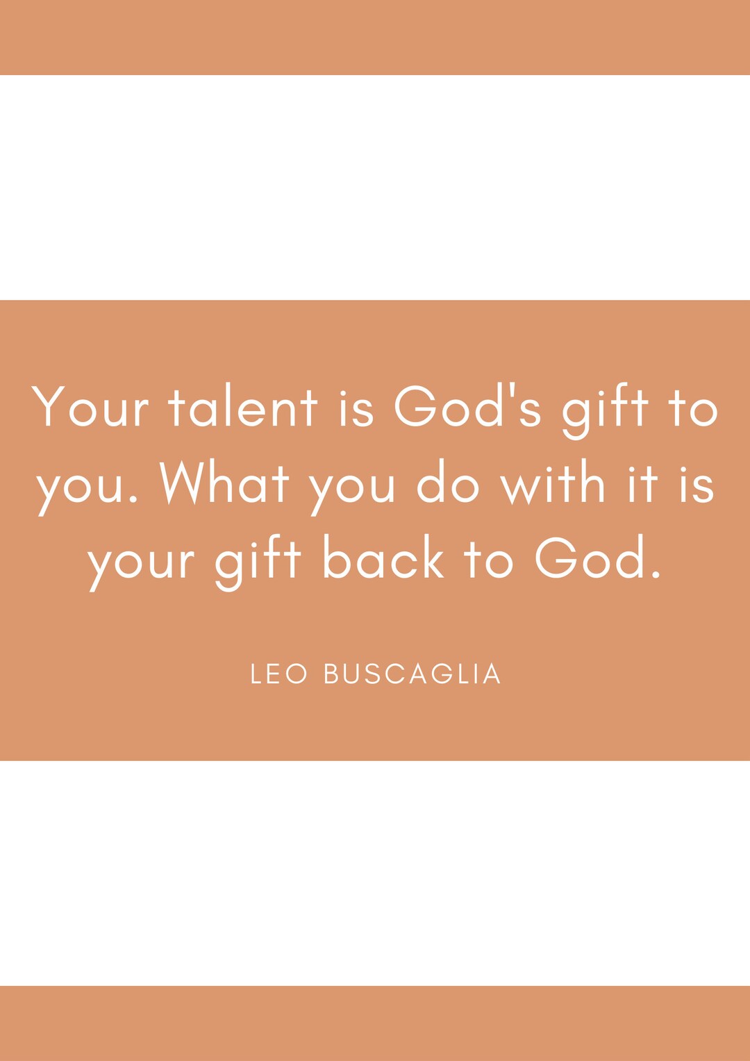 Leo Buscaglia Quote Poster - Etsy