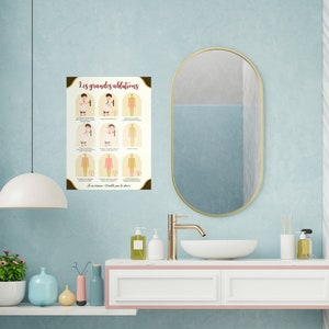 Islamic Poster to Learn How to Do Major Ablutions for Children and Boys ...
